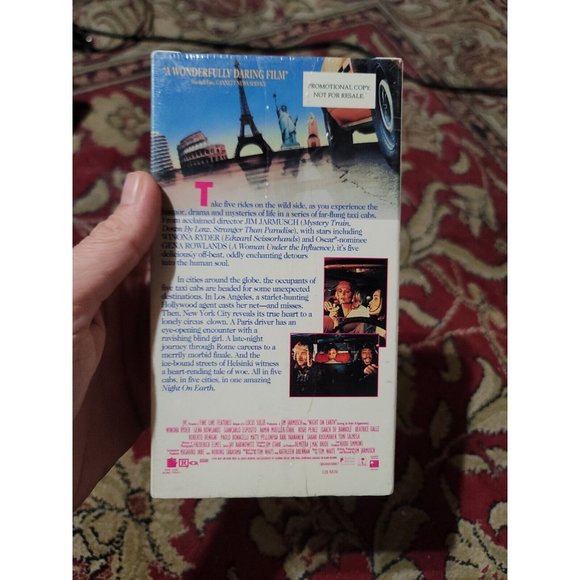 Media | Night On Earth Vhs 1992 Promo Copy Not For Resale Rare Htf Oop ...